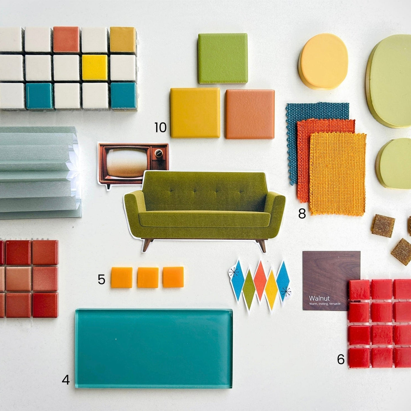 Modwalls Tile | Colorful Midcentury, Retro & Modern Tile | Backsplash