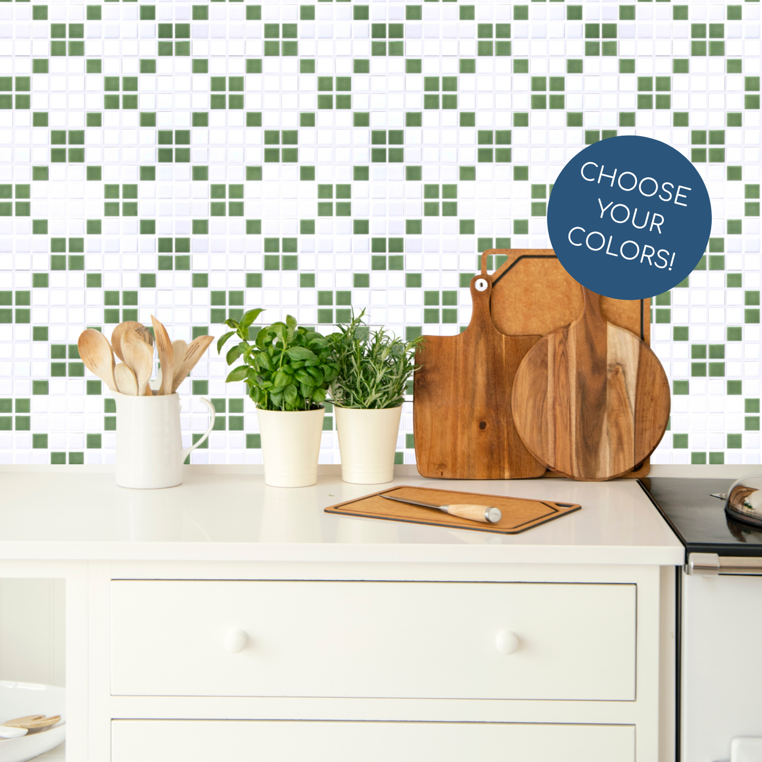 Vita Porcelain Mosaic Tile | Custom Patterns — Modwalls