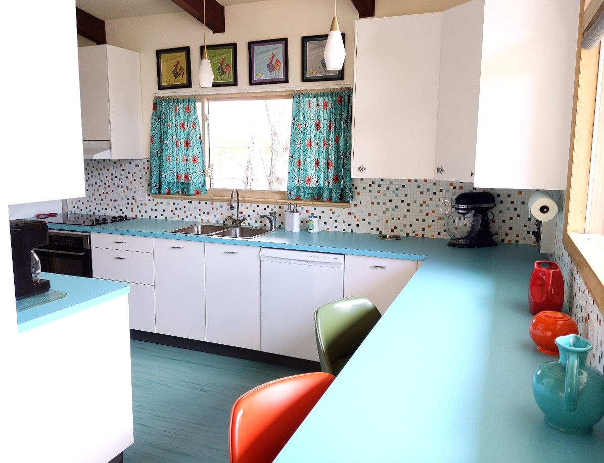 Brio Atomic Blend Glass Mosaic Tile | Modwalls Modern Tile