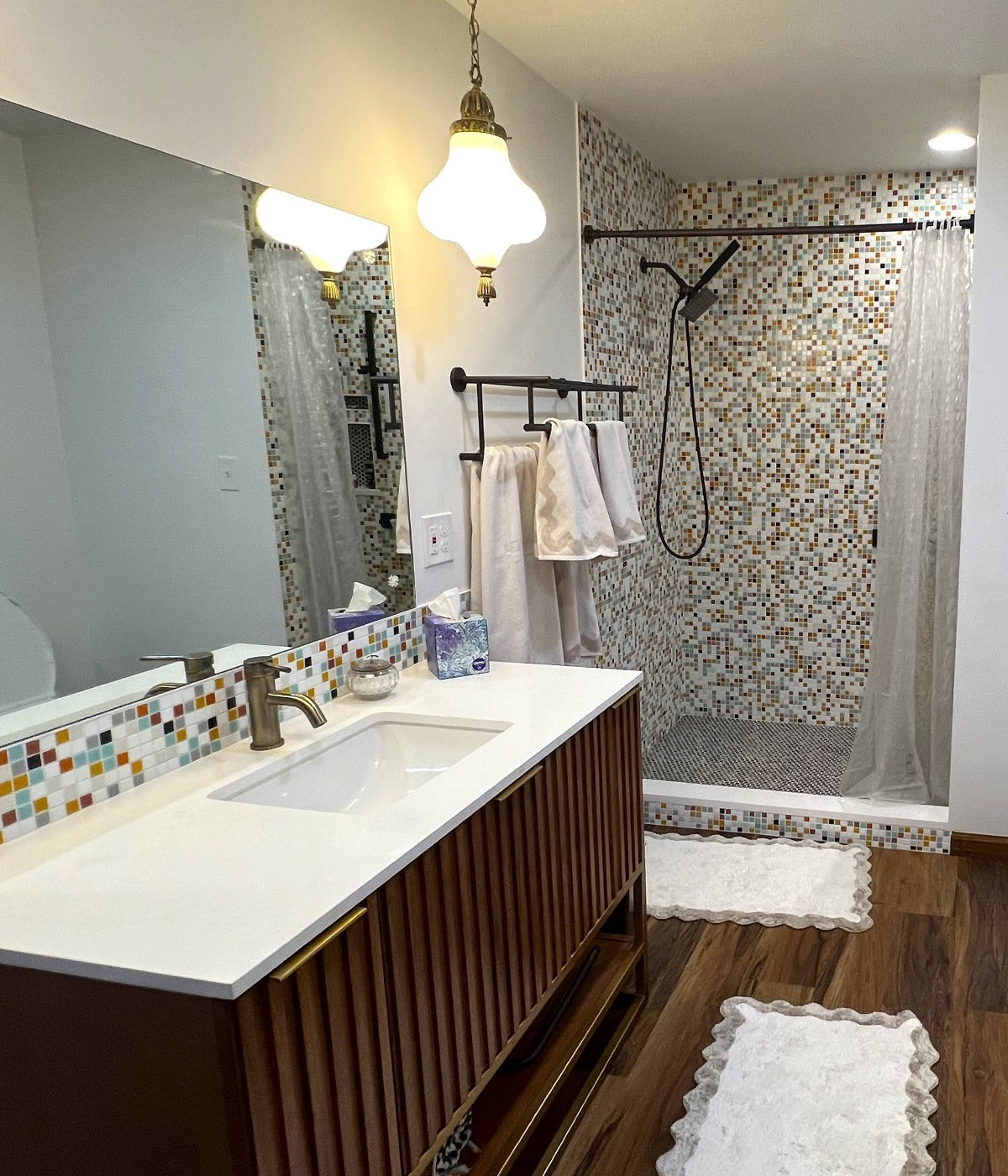 Brio Scottsdale Blend Glass Mosaic Tile | Modwalls Modern Tile