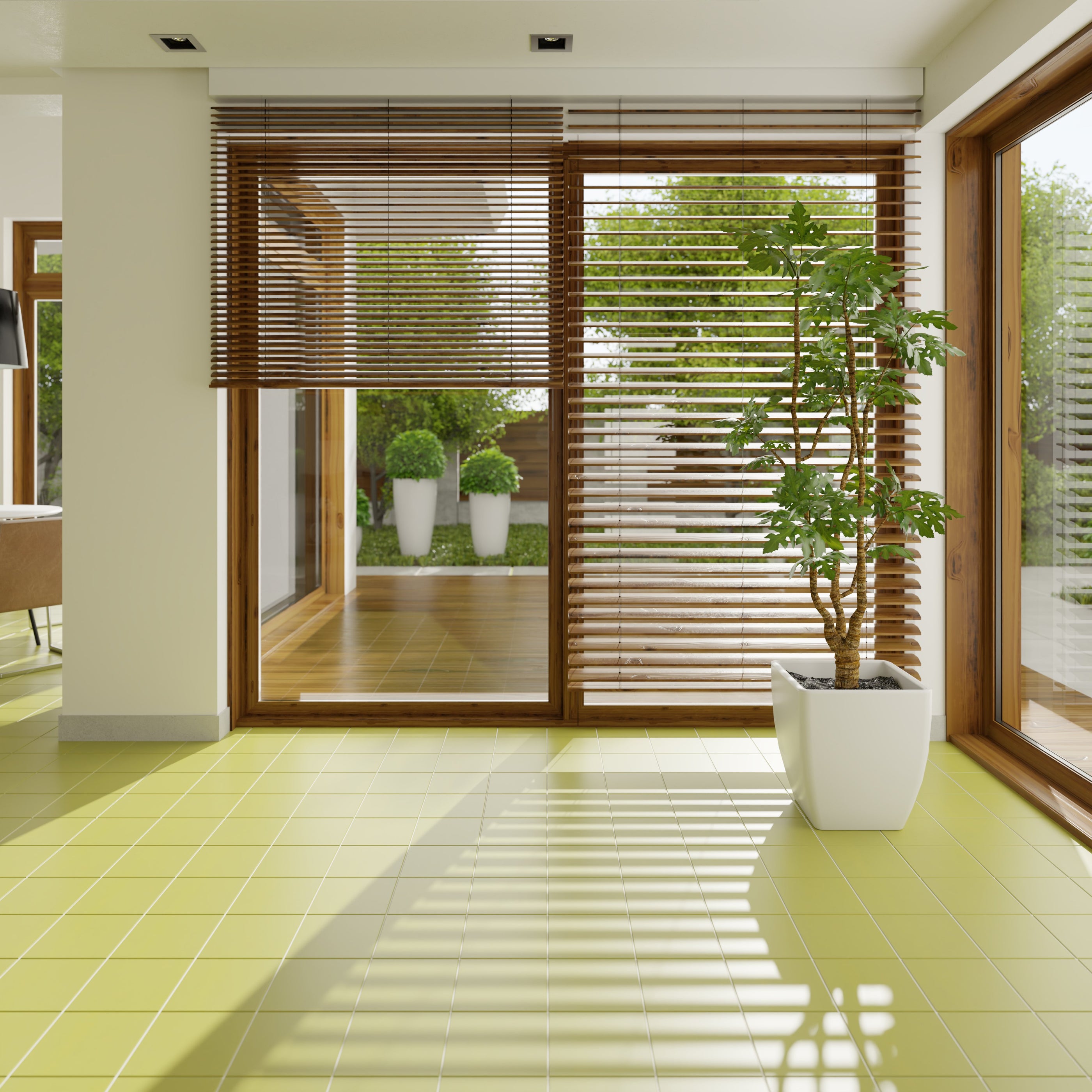 Modwalls | ColorBlock Porcelain Floor & Outdoor Tile | Pistachio | Green