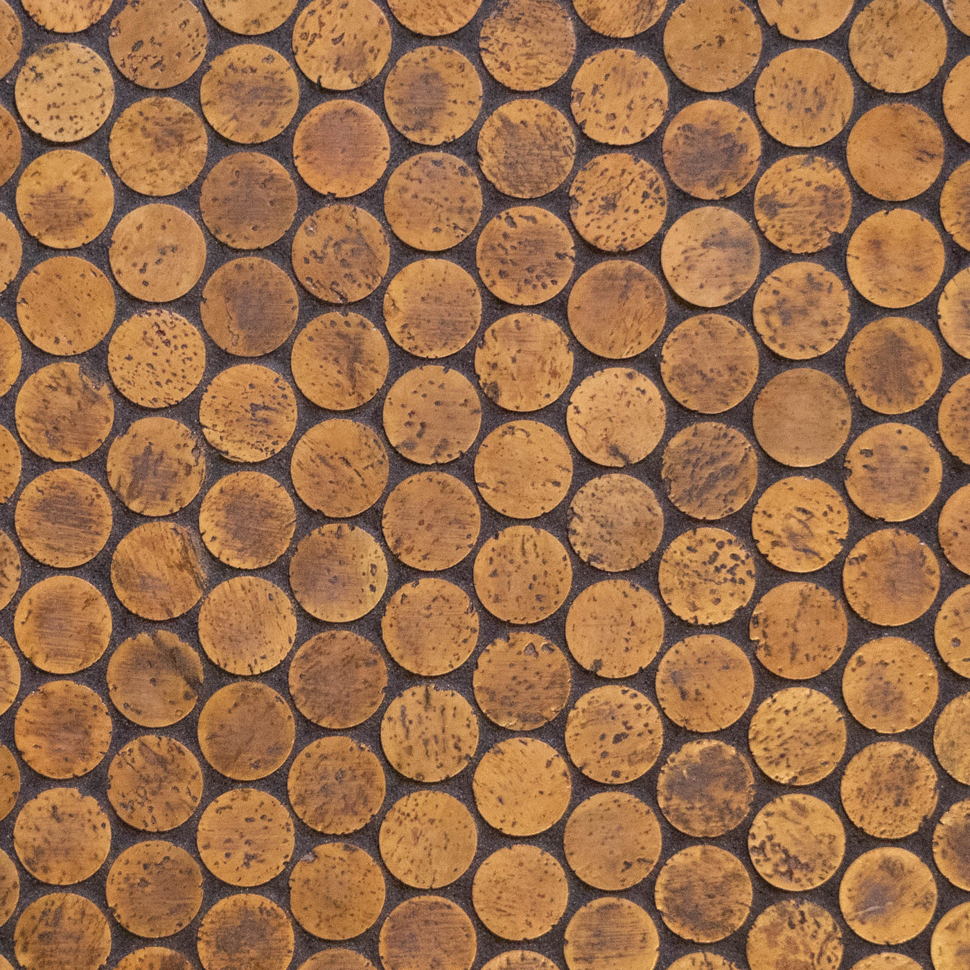 CorkDotz Small Cork Penny Round Tile | Modwalls Modern Tile