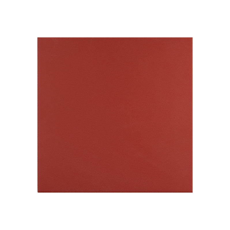 Sample of ColorBlock Porcelain Tile | Currant | Red Floor Tile — Modwalls