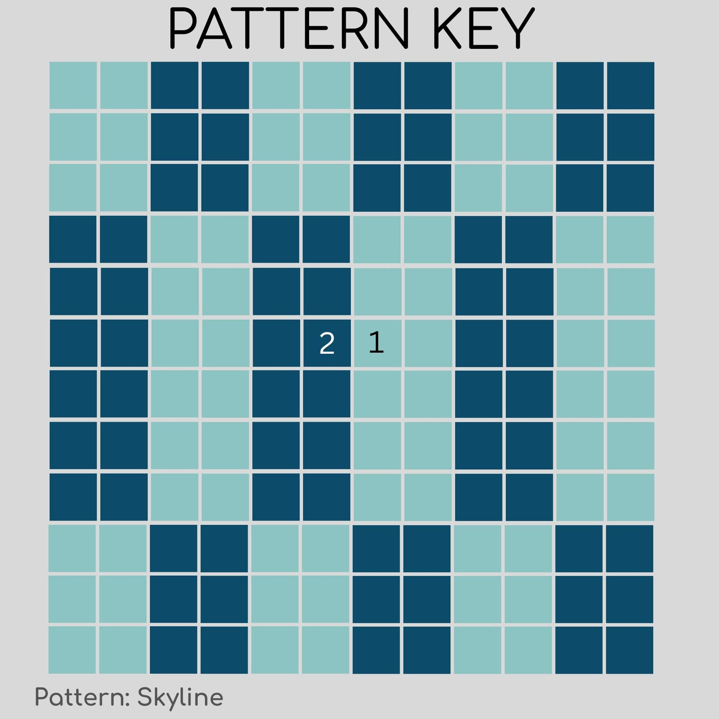 Vita Porcelain Mosaic Tile | Custom Pattern Skyline — Modwalls