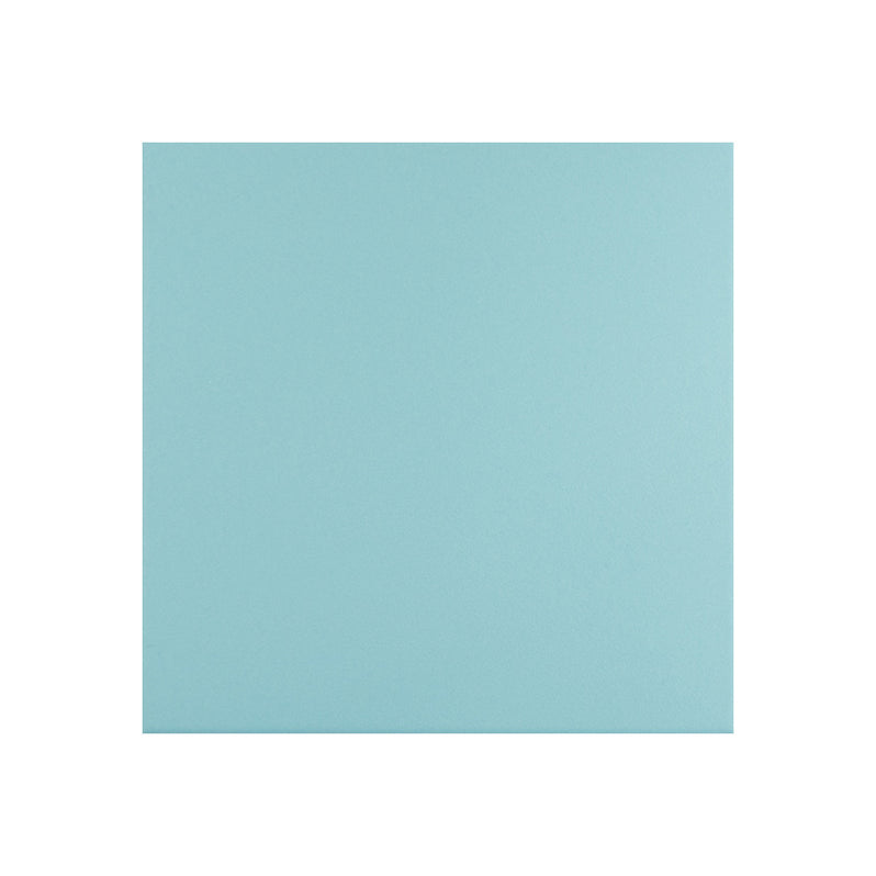 Sample of ColorBlock Porcelain Tile | Raindrop | Blue Floor Tile — Modwalls