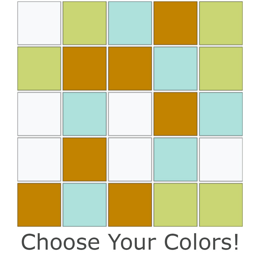 Sample Swatch of Vita Glass Mosaic Tile | Custom Blend — Modwalls