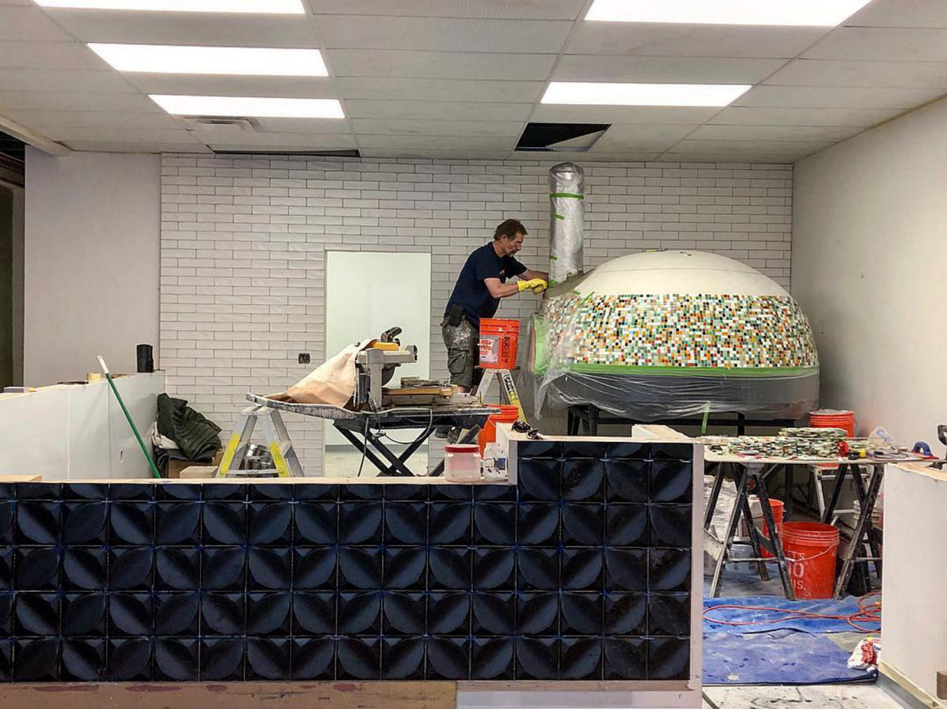 Brio Highlands Blend Glass Mosaic Tile | Modwalls Modern Tile