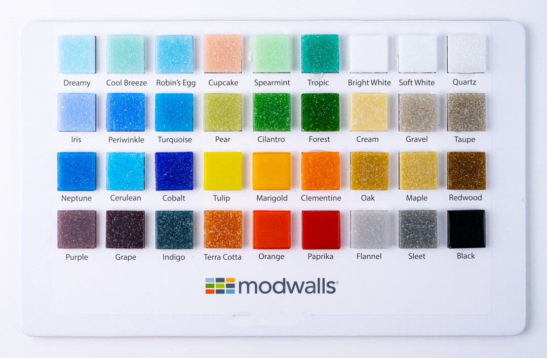 Brio Glass Mosaic Tile | Custom Blend Color Set — Modwalls