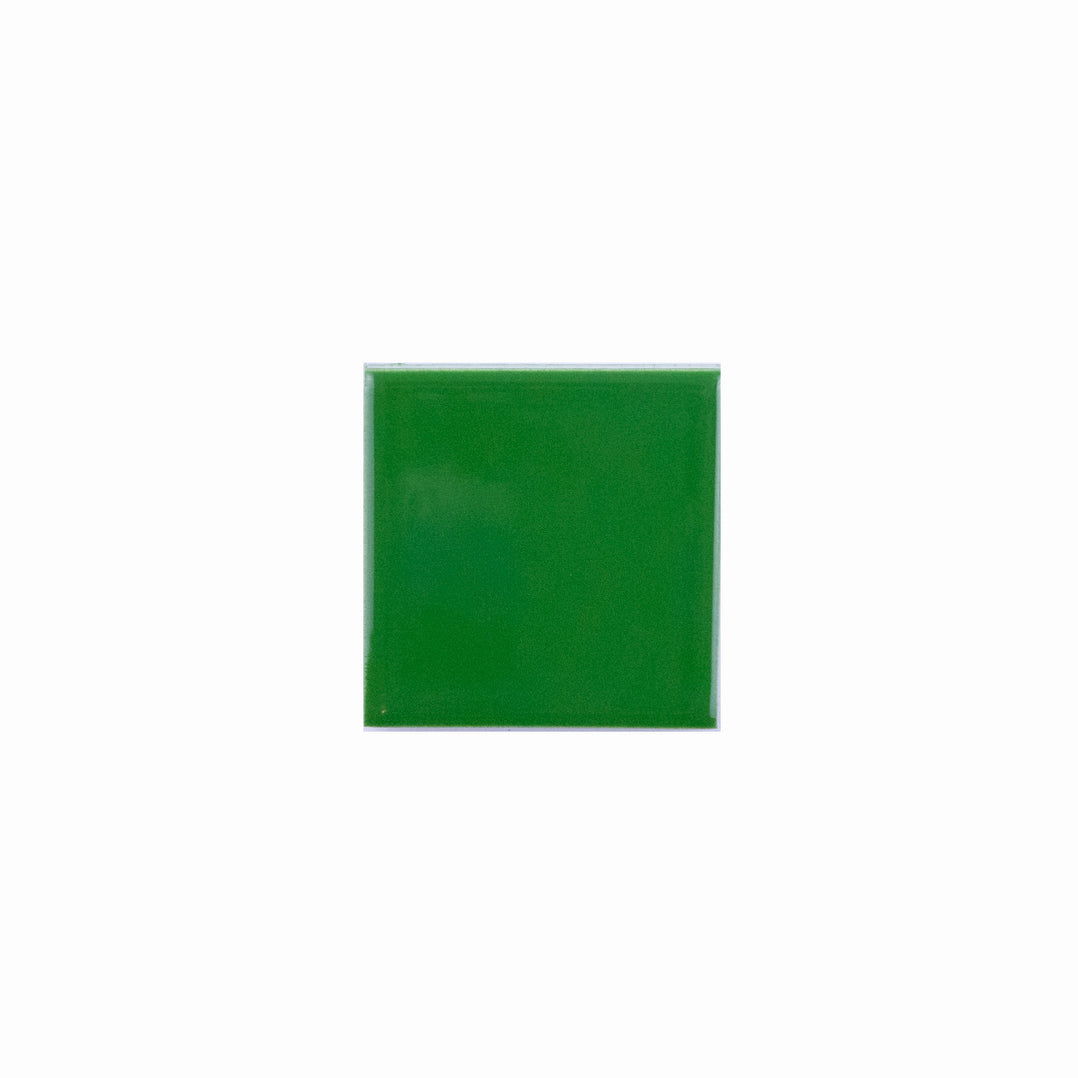 Sample Color Chip for Basis Wall Tile Collection | Kelly Green — Modwalls