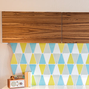 Kiln Ceramic Wedge Tile l Modwalls Designer Tile